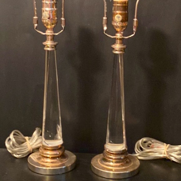 The Unbranded Brand | Accents | Pair Of Tall Column Solid Lucite ...